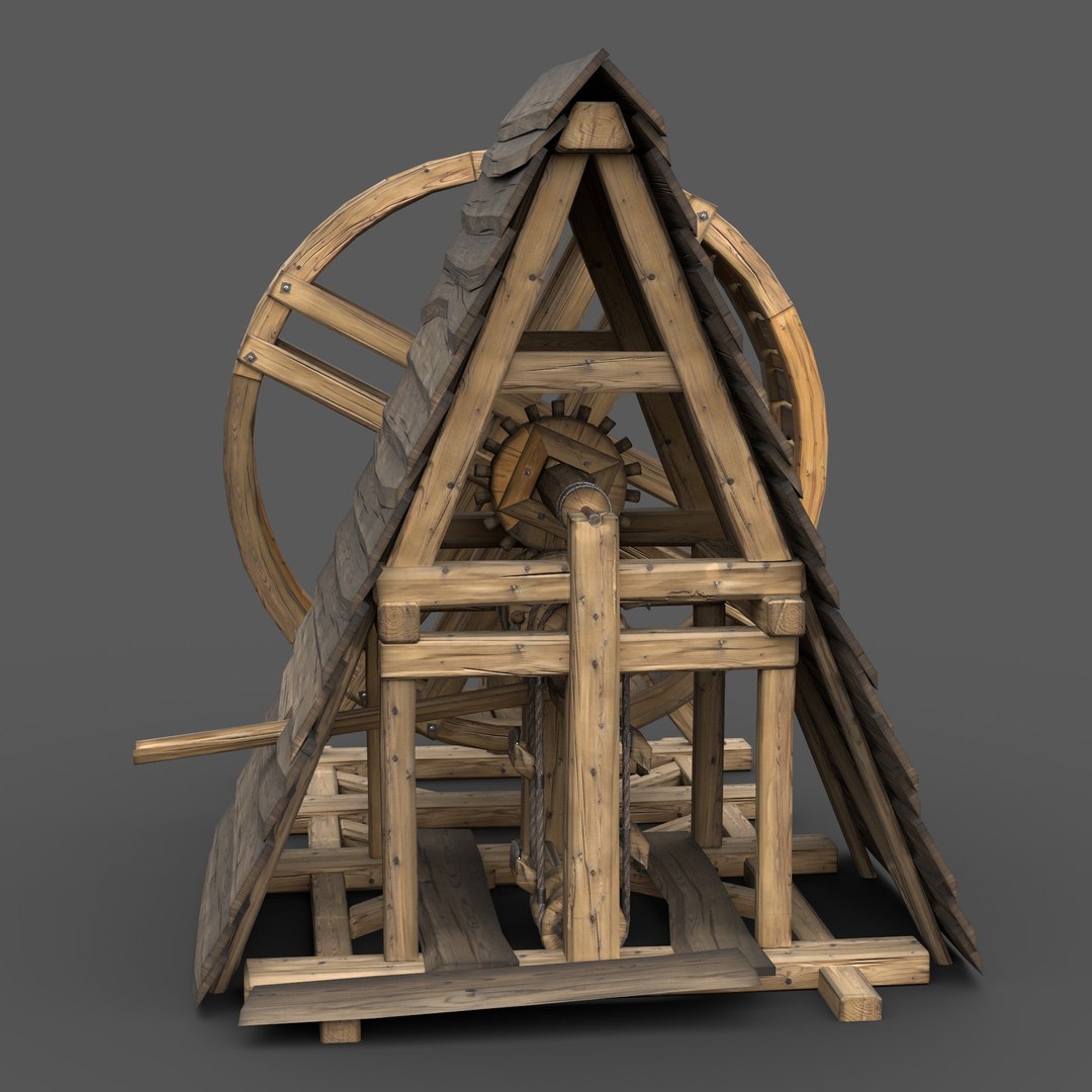 Medieval Gold Mining Machine 3D Model - TurboSquid 2145765