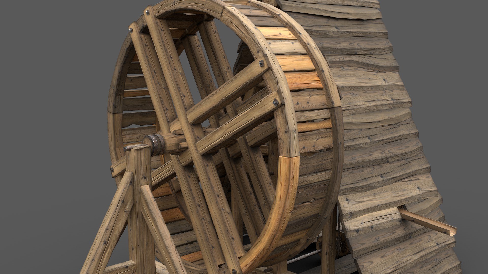 Medieval Gold Mining Machine 3D Model - TurboSquid 2145765