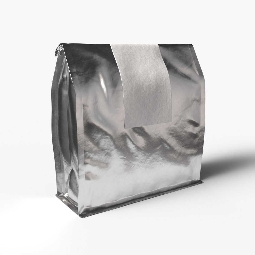 3D Coffee Bag Model - TurboSquid 2067810