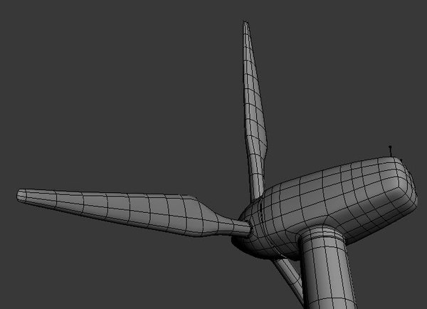 3d model wind turbine