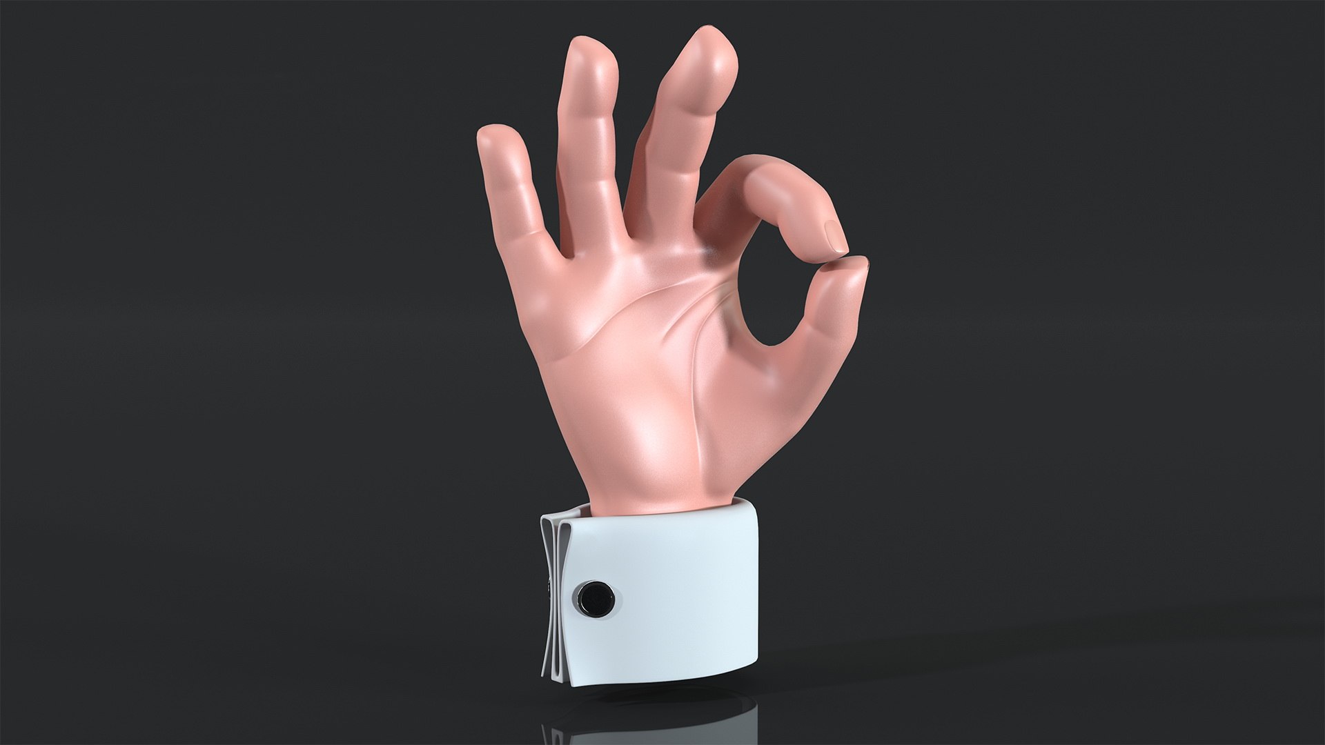 3D cartoon man hands - TurboSquid 1542991