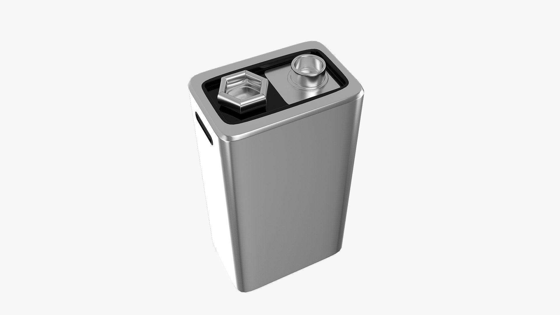 3D New Design Rechargeable 9 Volt Square Battery Type C Side Top Model ...