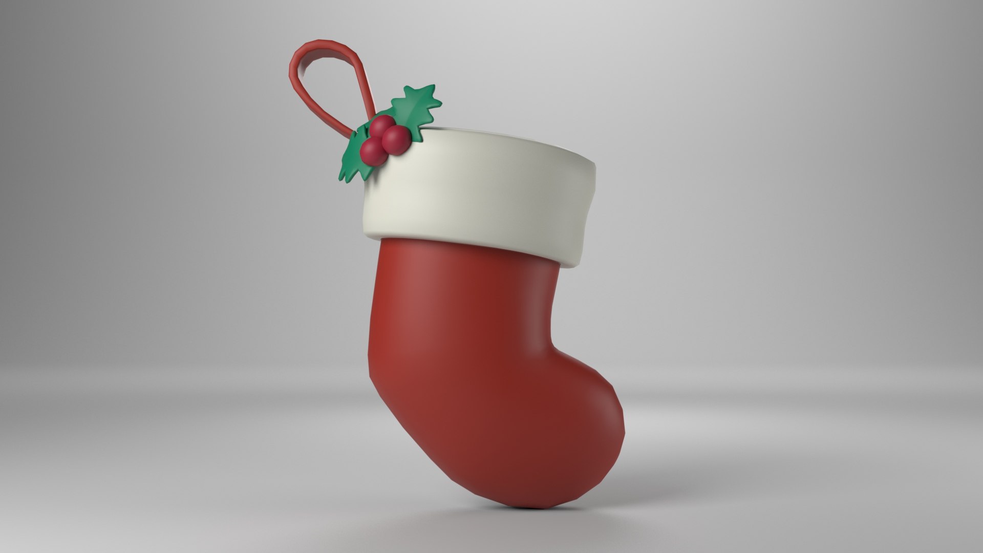 Low poly - Cute Christmas Sock 3D model - TurboSquid 1994569