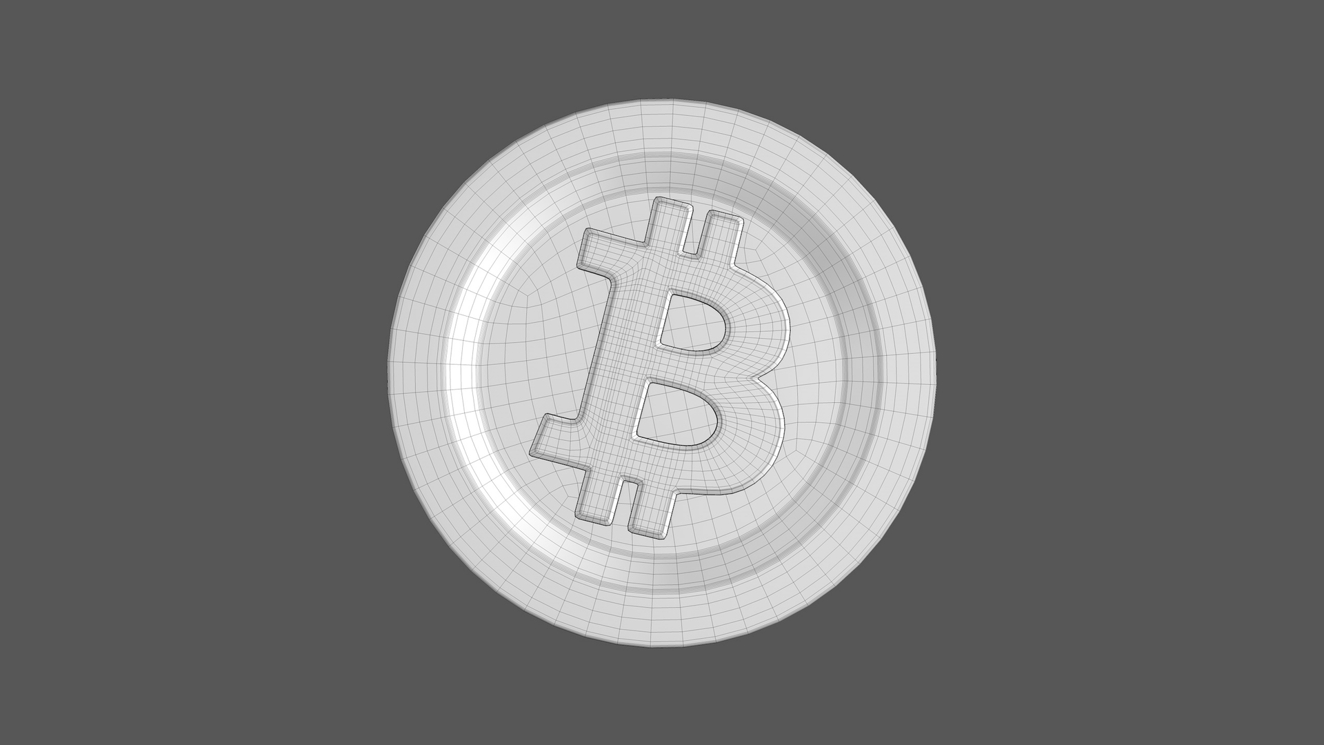 3D Crypto Coin Bitcoin BTC - TurboSquid 2165709