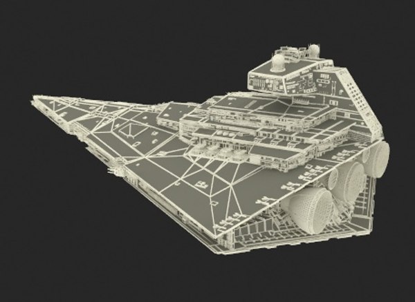 modelo 3d Destructor Estelar Imperial de Star Wars - TurboSquid 2212216
