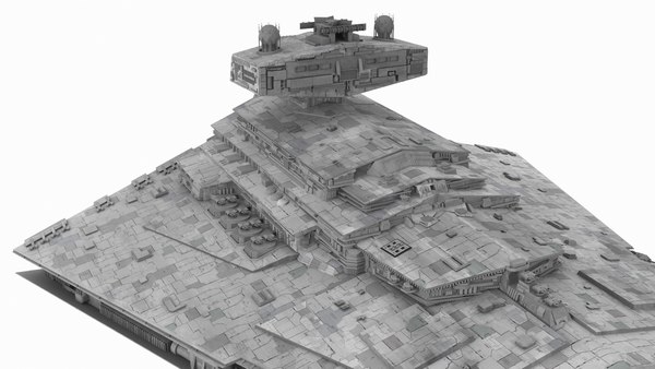 modelo 3d Destructor Estelar Imperial de Star Wars - TurboSquid 2212216