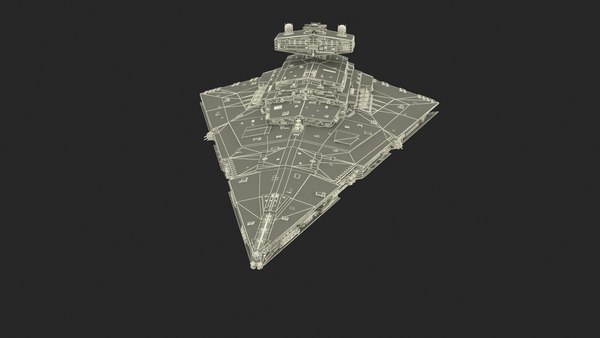 modelo 3d Destructor Estelar Imperial de Star Wars - TurboSquid 2212216