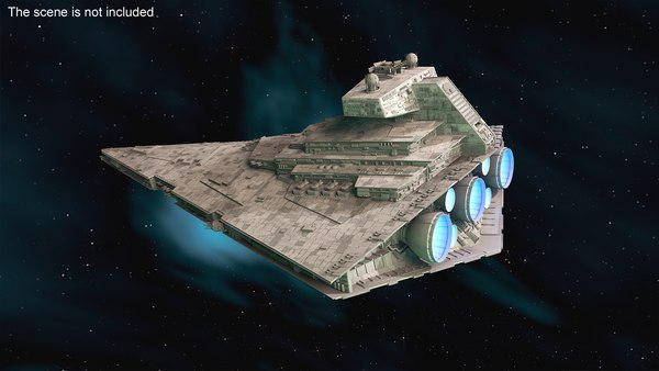 modelo 3d Destructor Estelar Imperial de Star Wars - TurboSquid 2212216