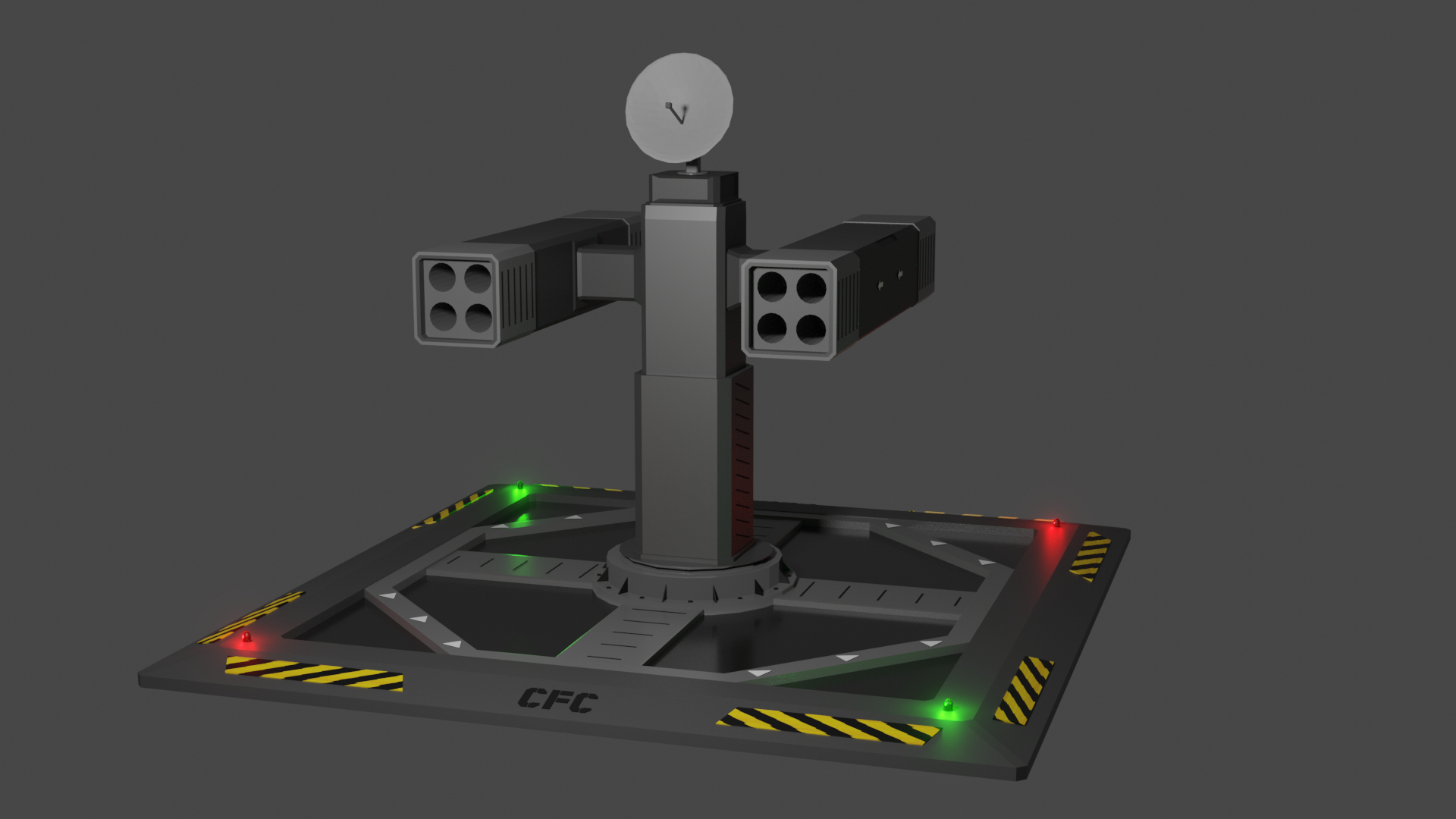 modelo 3d Torreta SAM gratis - TurboSquid 1801769