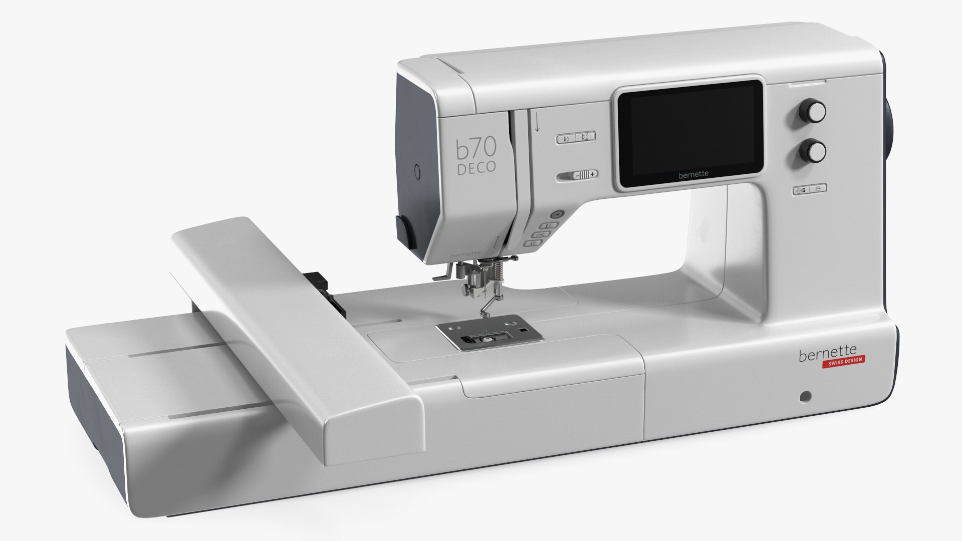 Embroidery Machine Bernette B70 Deco Screen Off 3D Model - TurboSquid 2191954