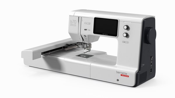 modelo 3d Máquina de bordar Bernette b70 Deco Pantalla apagada ...