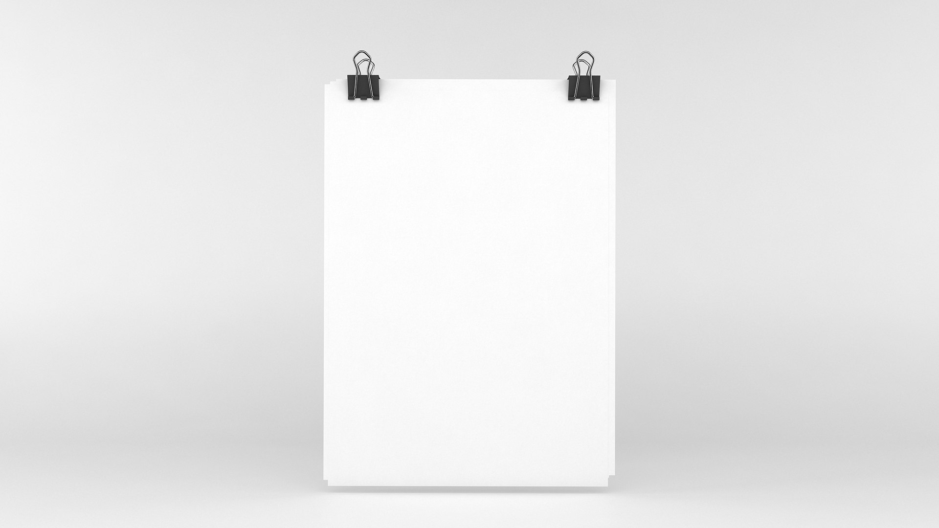 3D A4 Paper Set - TurboSquid 1784918