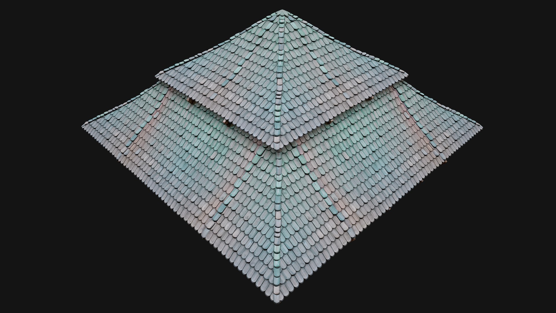 Medieval Roof Large Pyramid 3D Model - TurboSquid 2141955