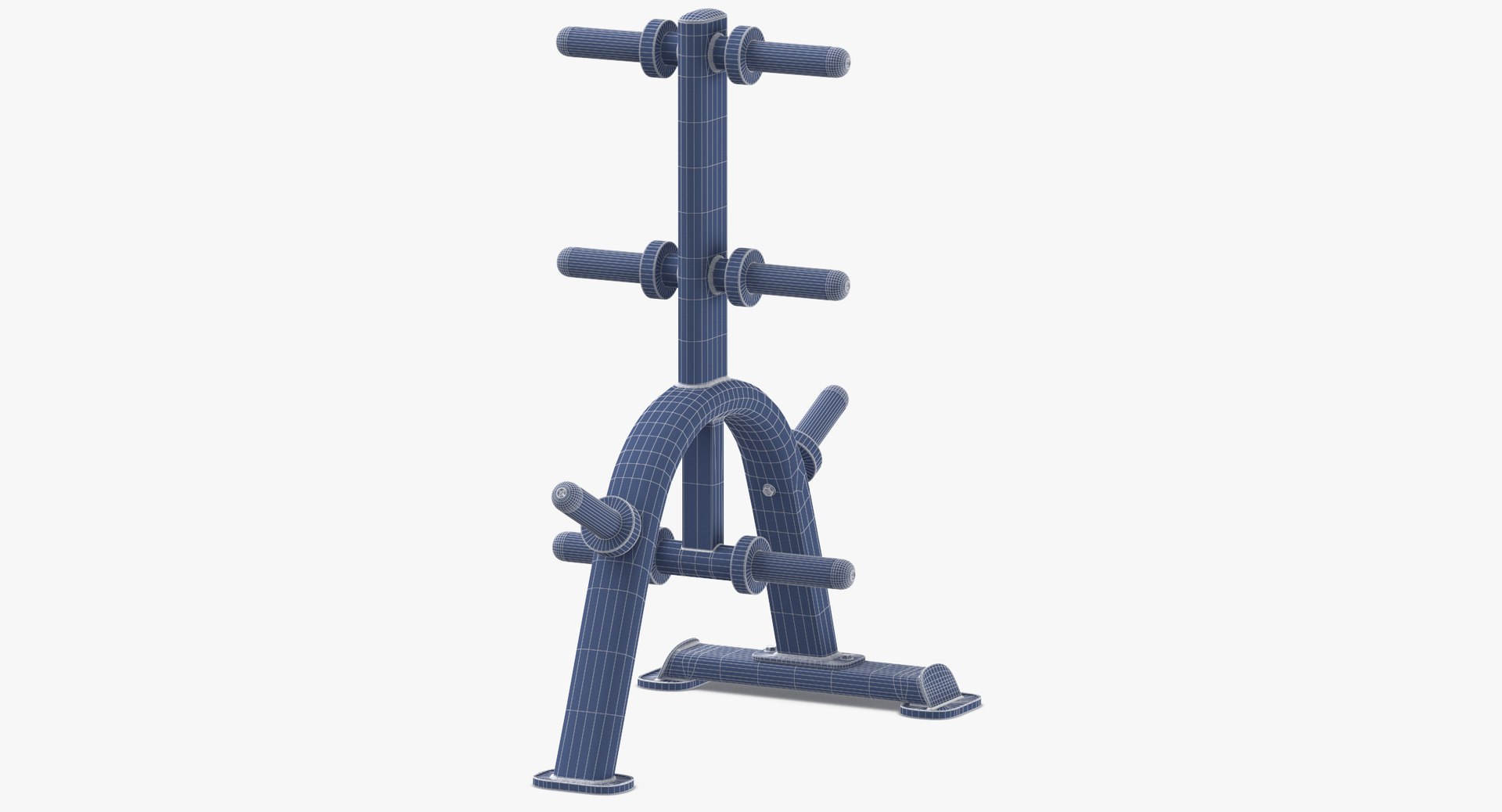 3D Model Weight Plates Rack - TurboSquid 1257211