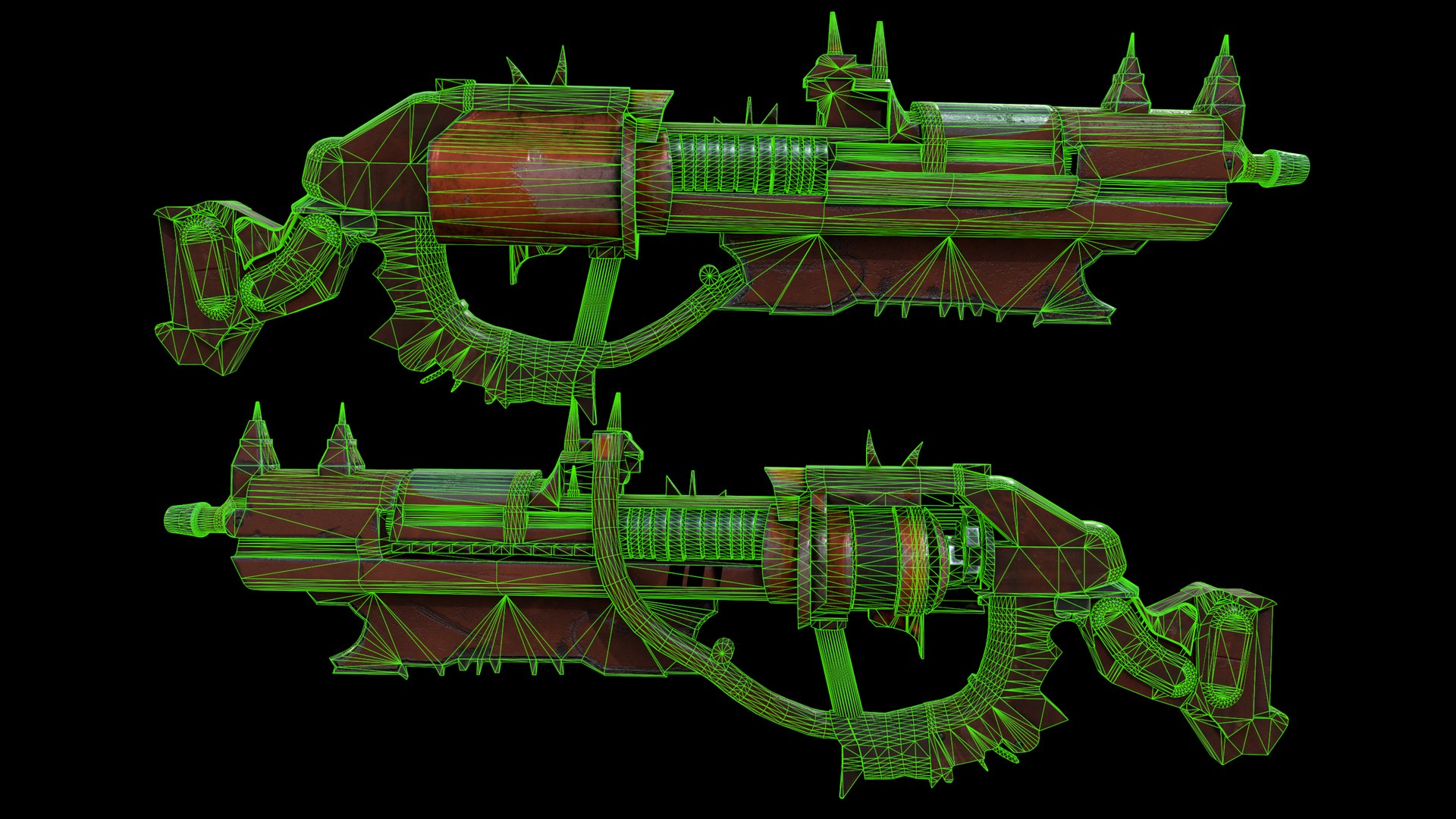 Post-Apocalyptic Gun 3D Model - TurboSquid 2088882