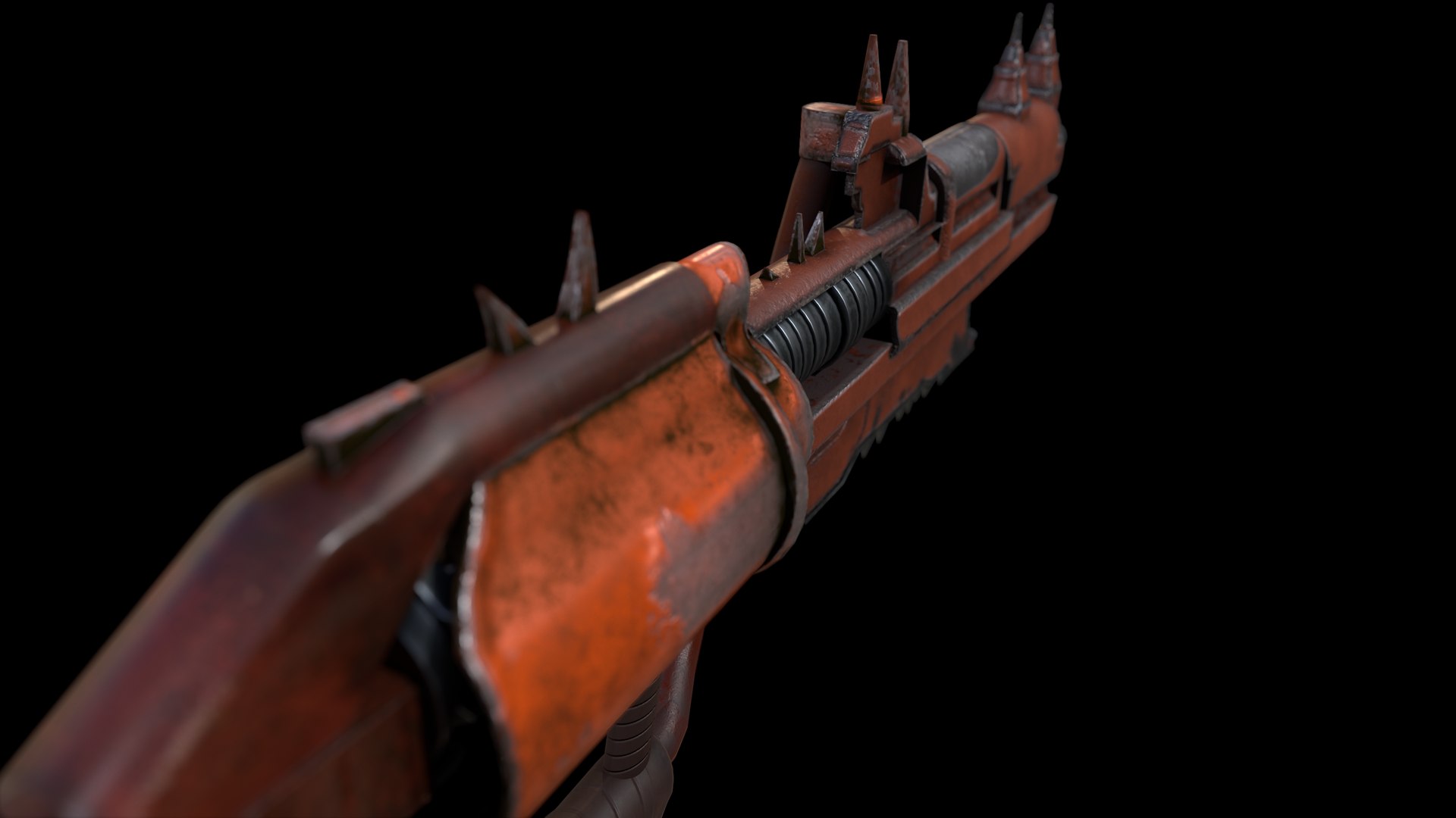 Post-Apocalyptic Gun 3D Model - TurboSquid 2088882