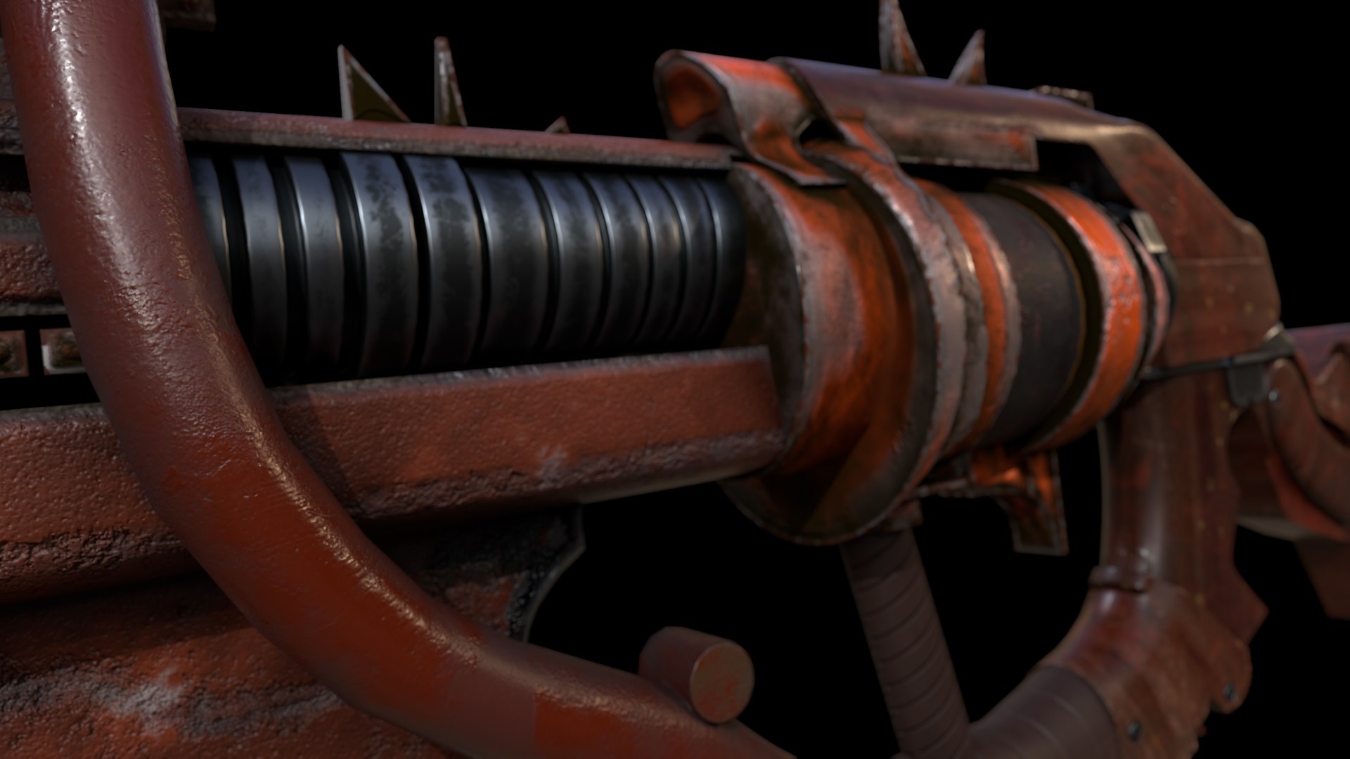 Post-Apocalyptic Gun 3D Model - TurboSquid 2088882