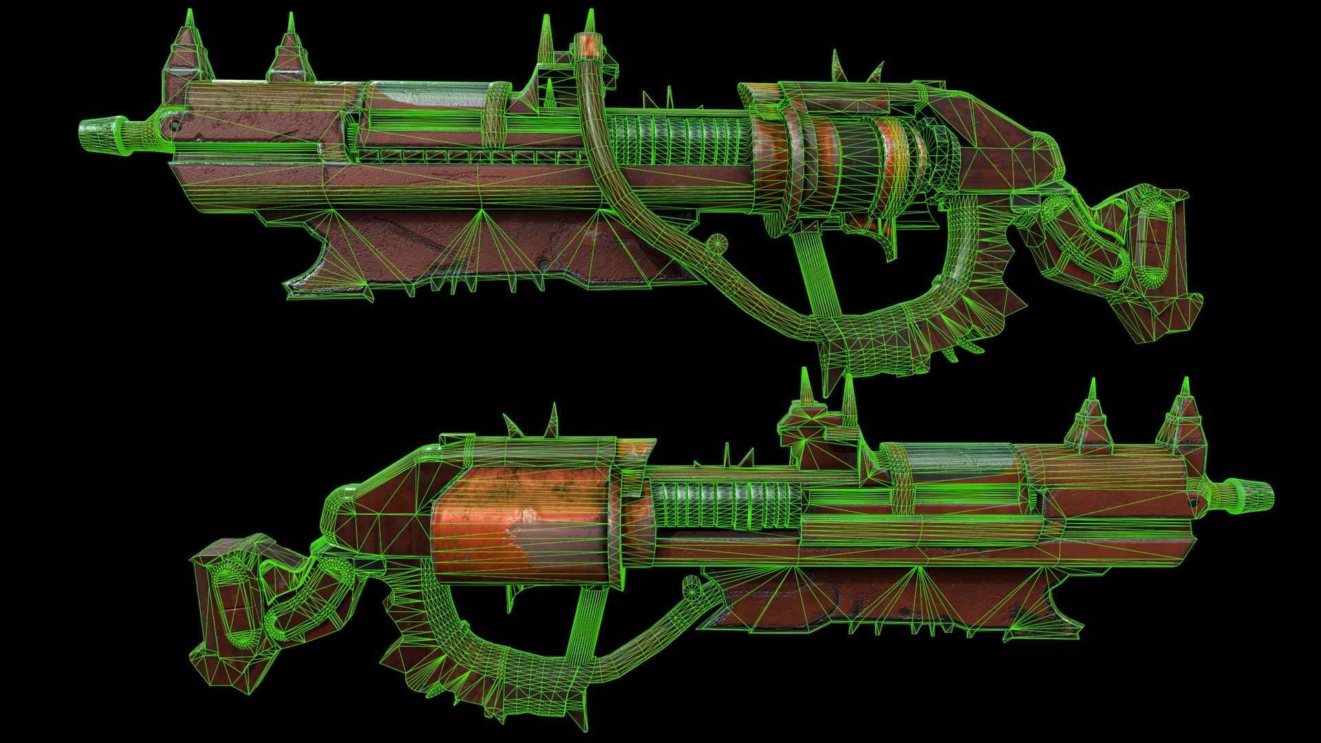 Post-Apocalyptic Gun 3D Model - TurboSquid 2088882