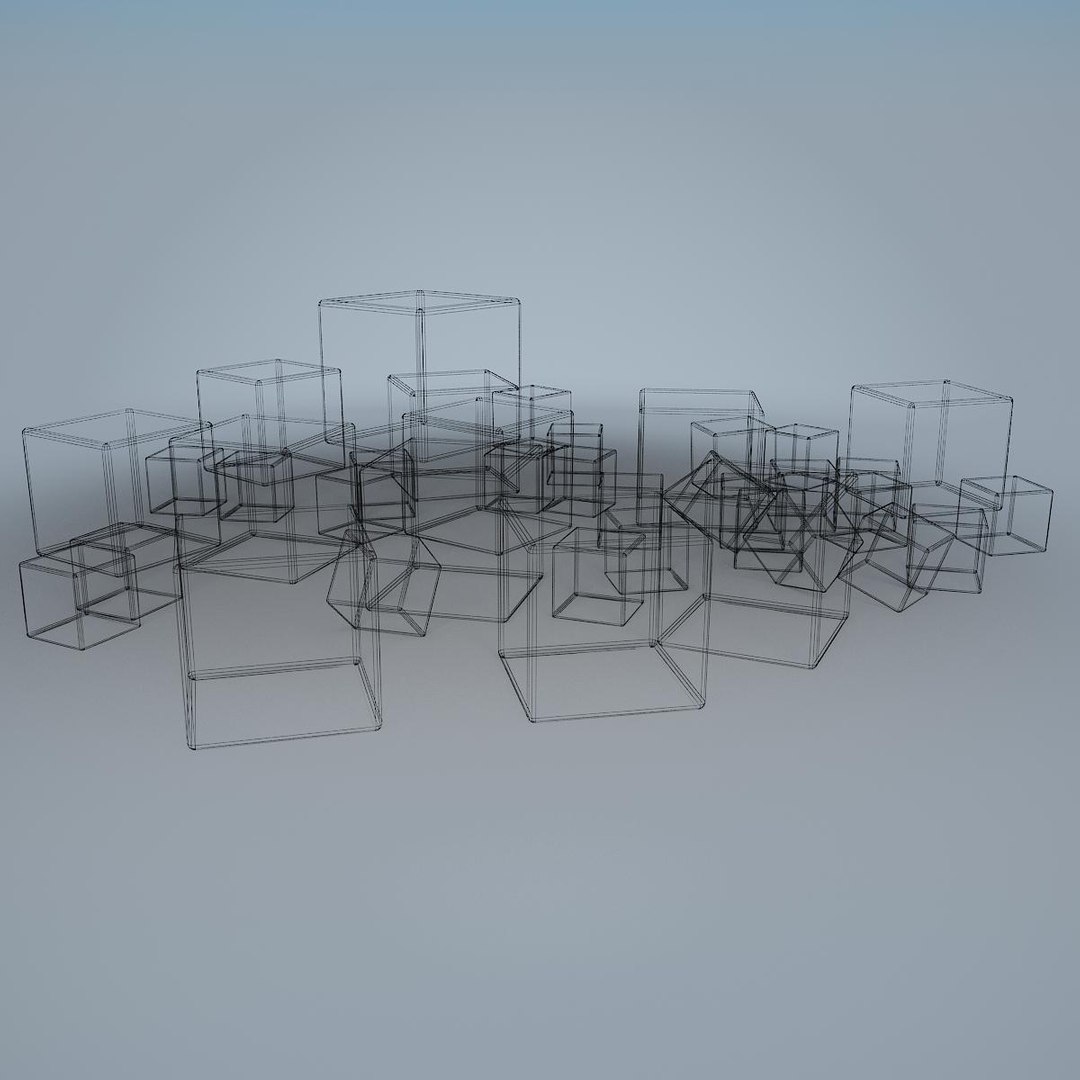 3d Model Alphabet Number Cube 1