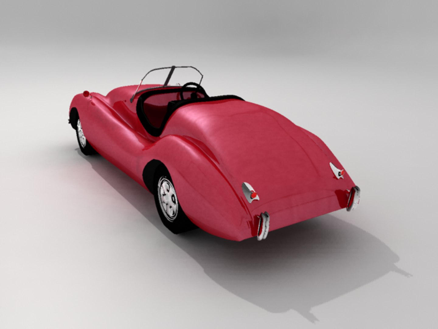 1953 Convertible 3d Model