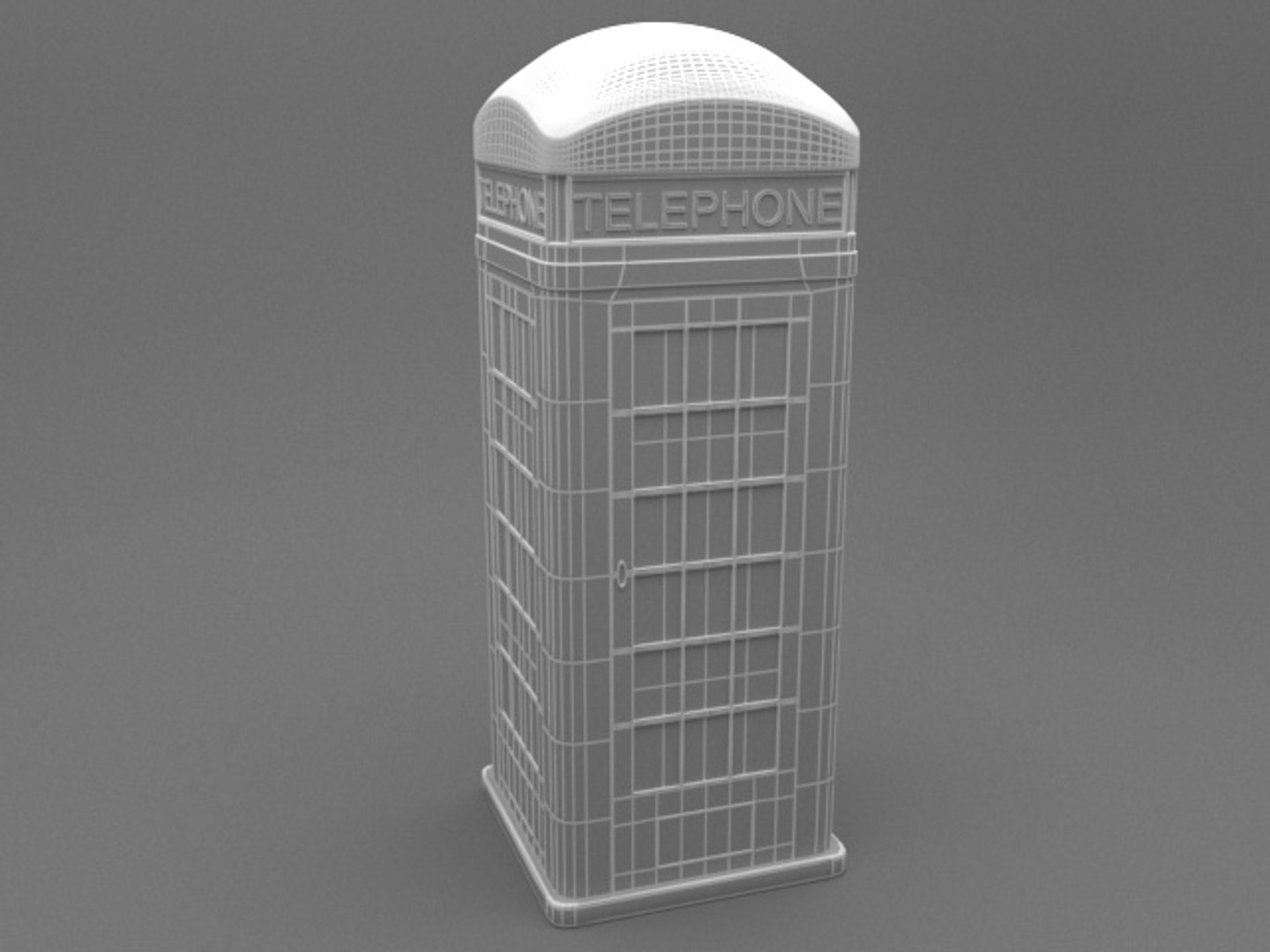 3D Phone Booth Model - TurboSquid 1635575