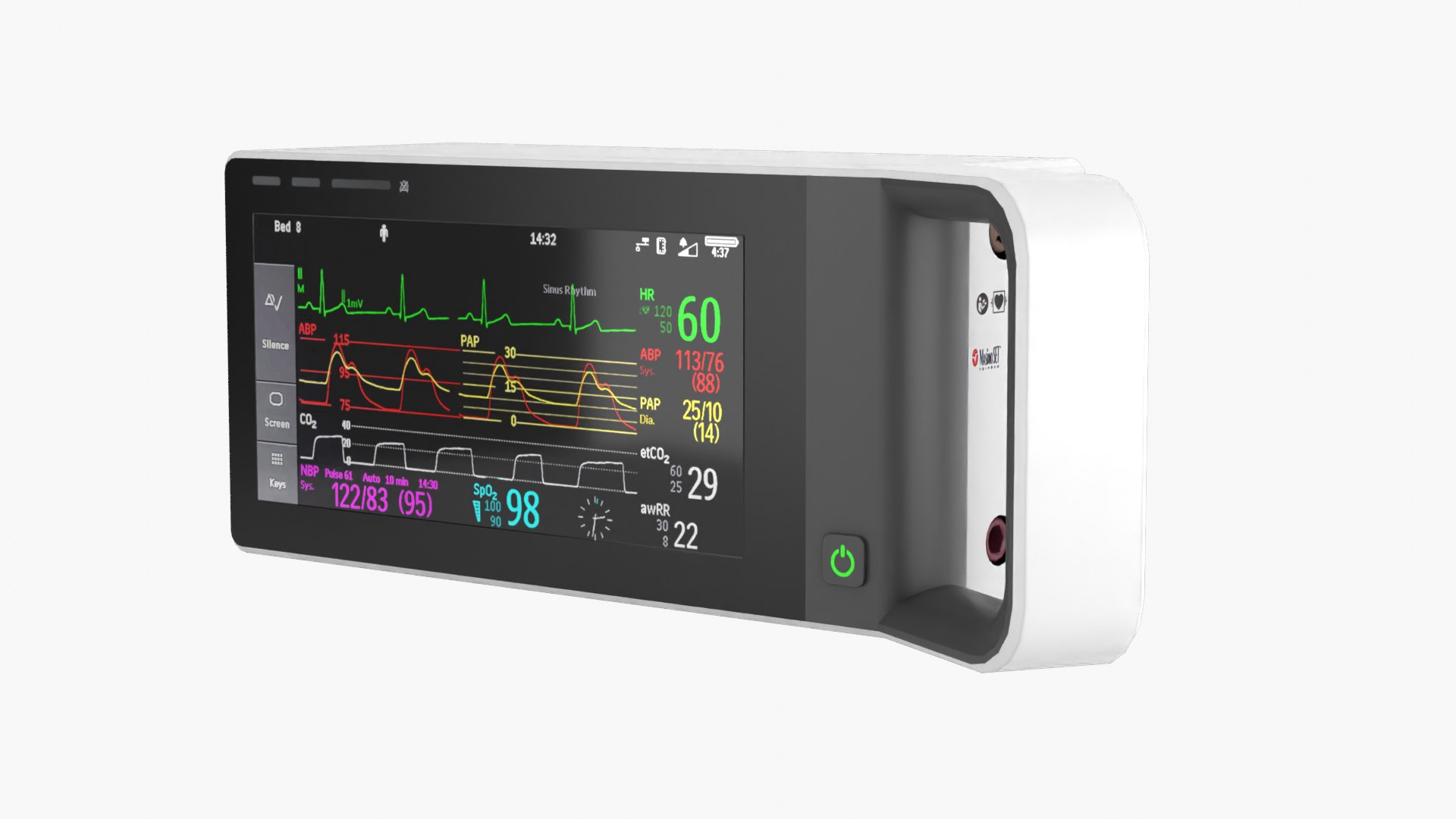 3D Model Patient Monitor - TurboSquid 2008051