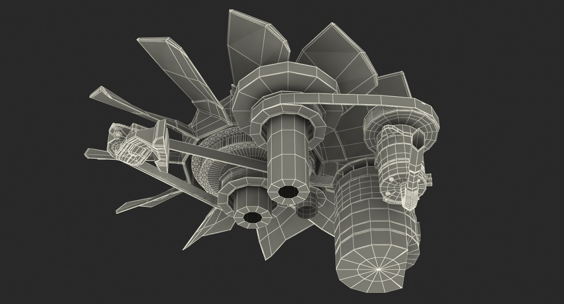 Car Engine Cooling Fan 3D Model - TurboSquid 1292011