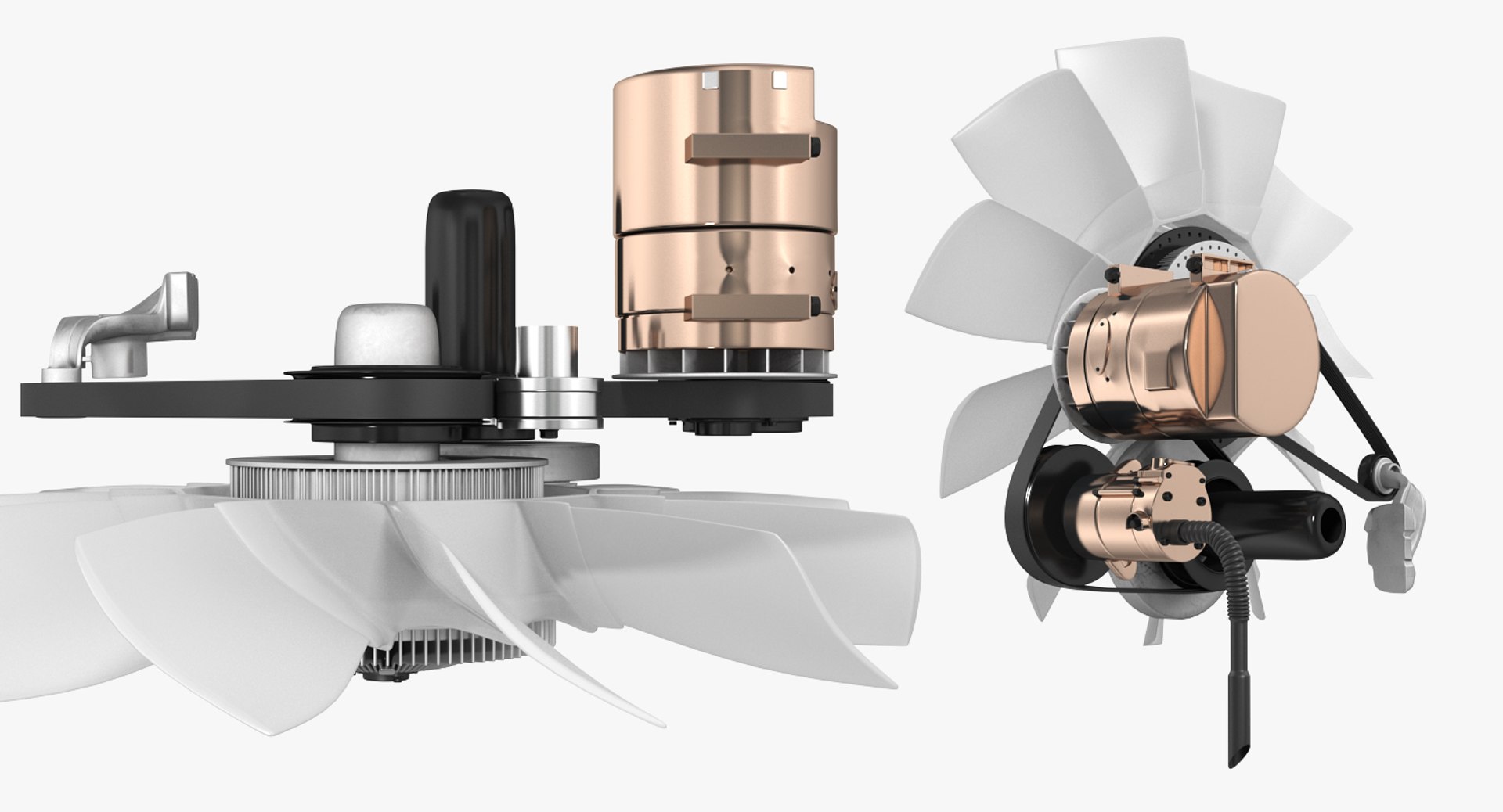 Car Engine Cooling Fan 3D Model - TurboSquid 1292011