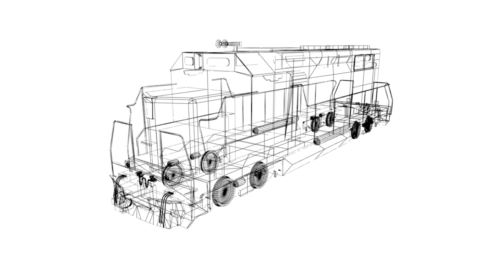 3D Model EMD GP40 - TurboSquid 2099205