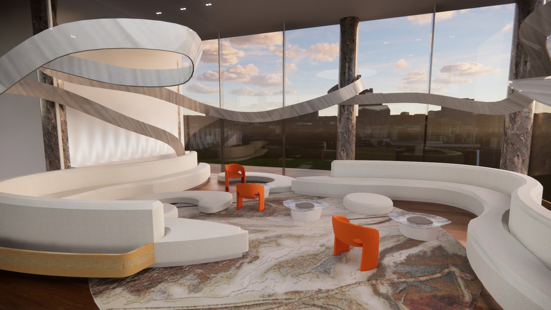 Large Lounge Model - TurboSquid 2168444