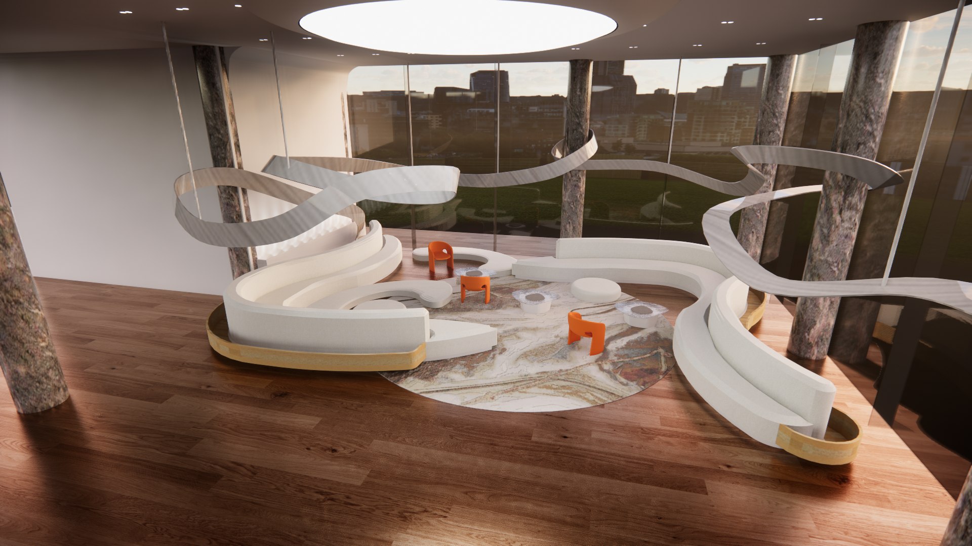 Large Lounge Model - TurboSquid 2168444