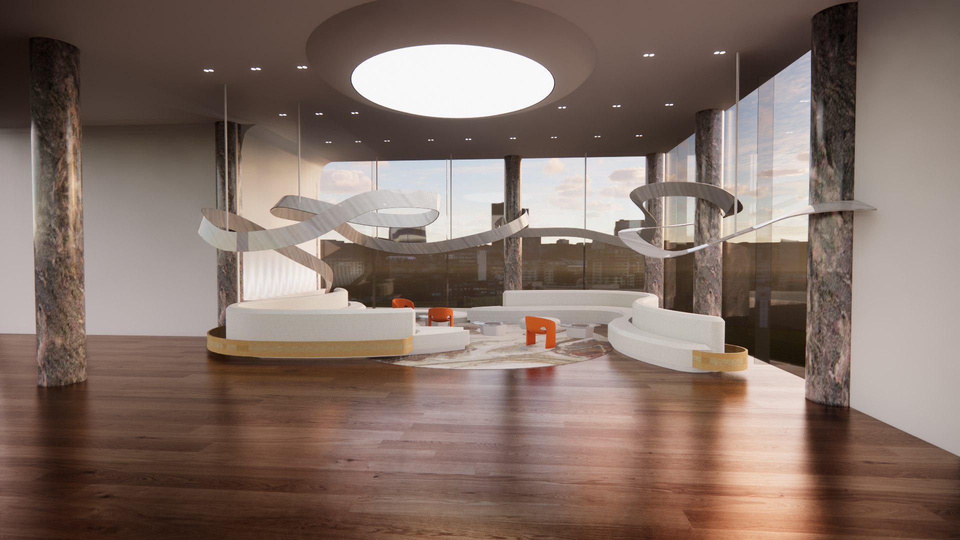 Large Lounge Model - TurboSquid 2168444