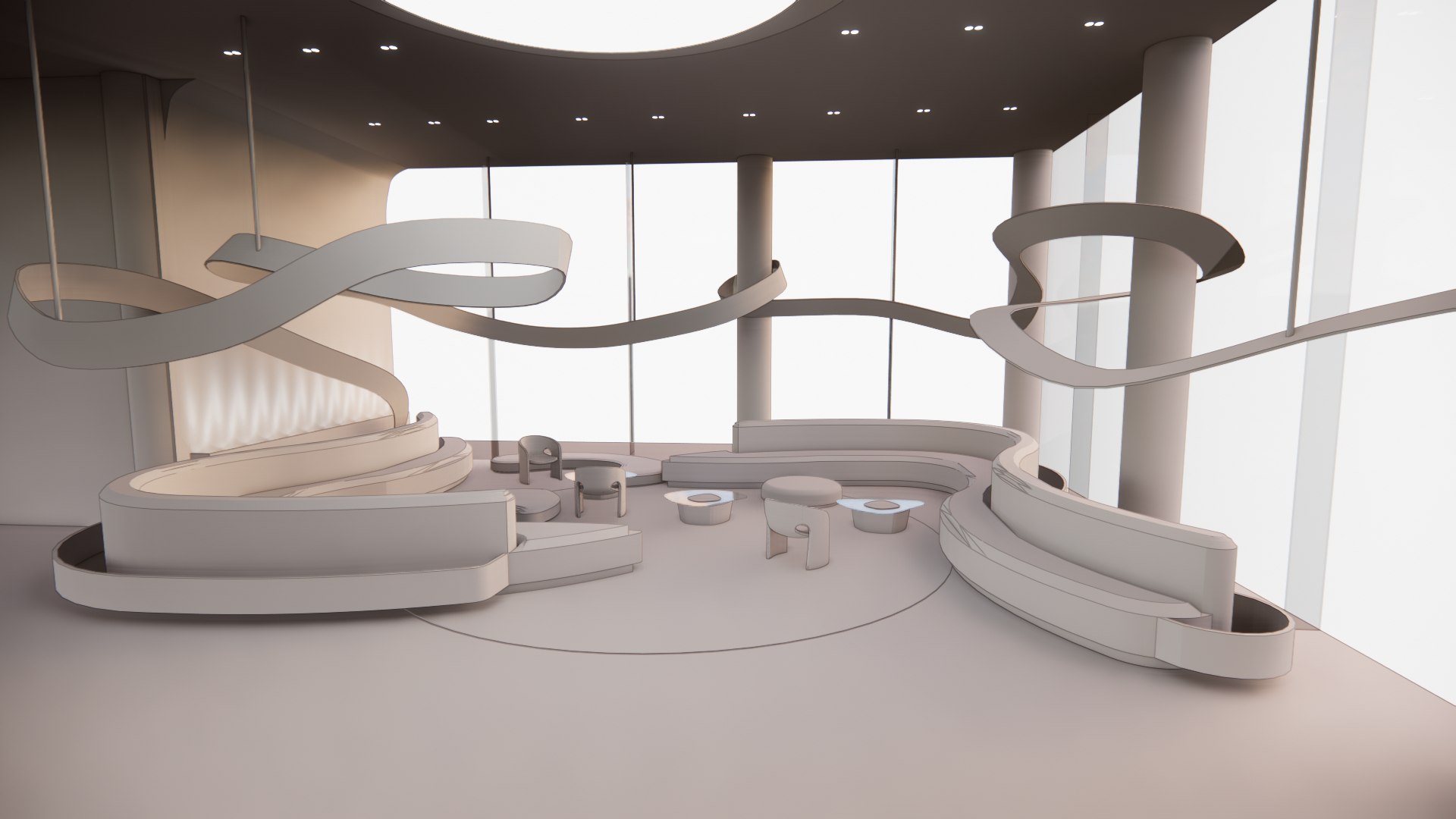 Large Lounge Model - TurboSquid 2168444