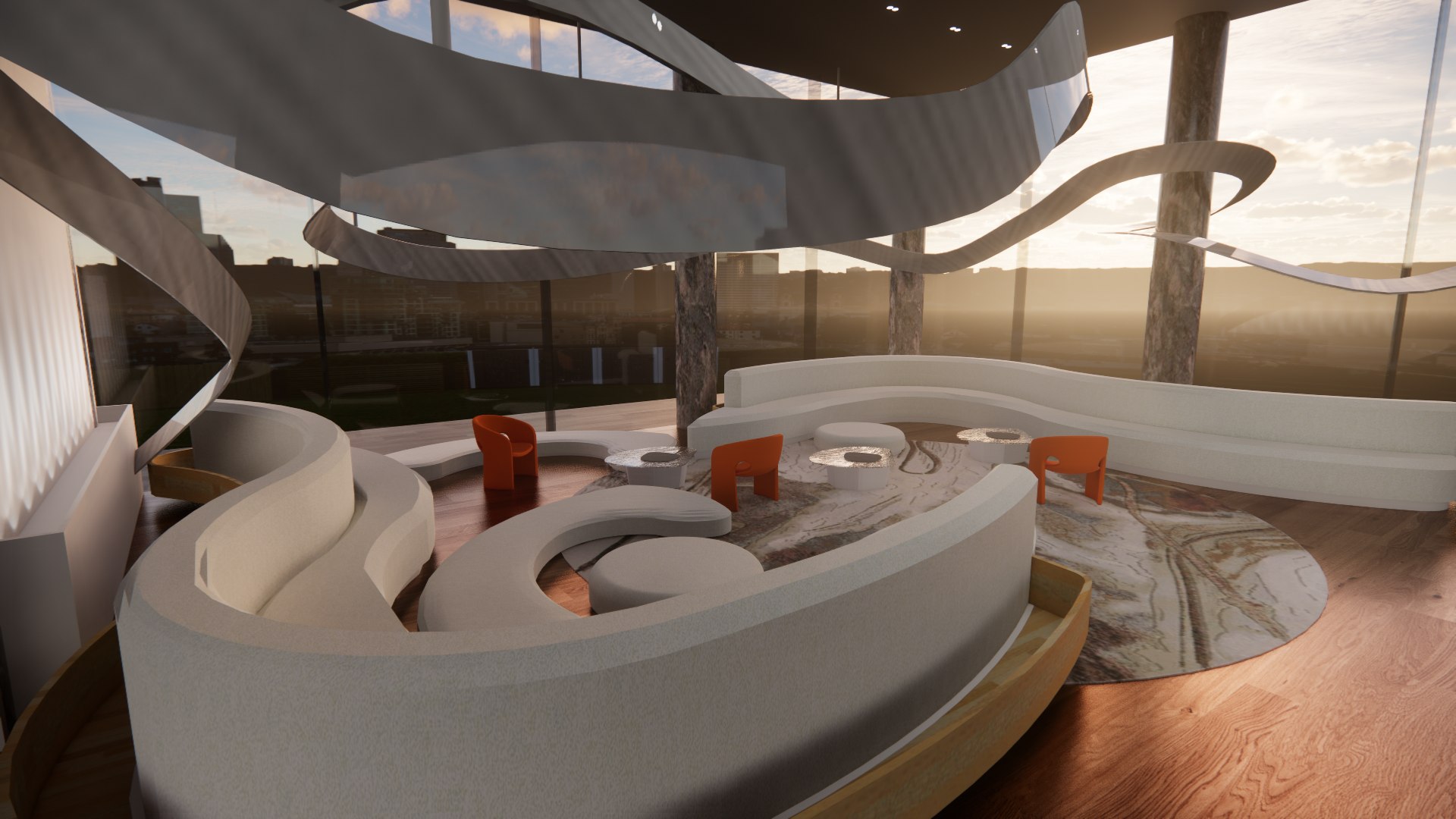 Large Lounge Model - TurboSquid 2168444