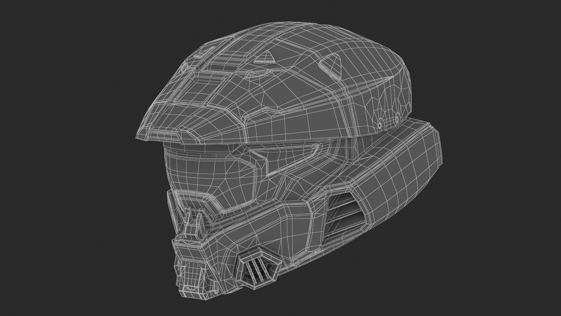 3D Halo SPARTAN Mark VII Gen 3 Helmet PBR Realistic Model - TurboSquid ...