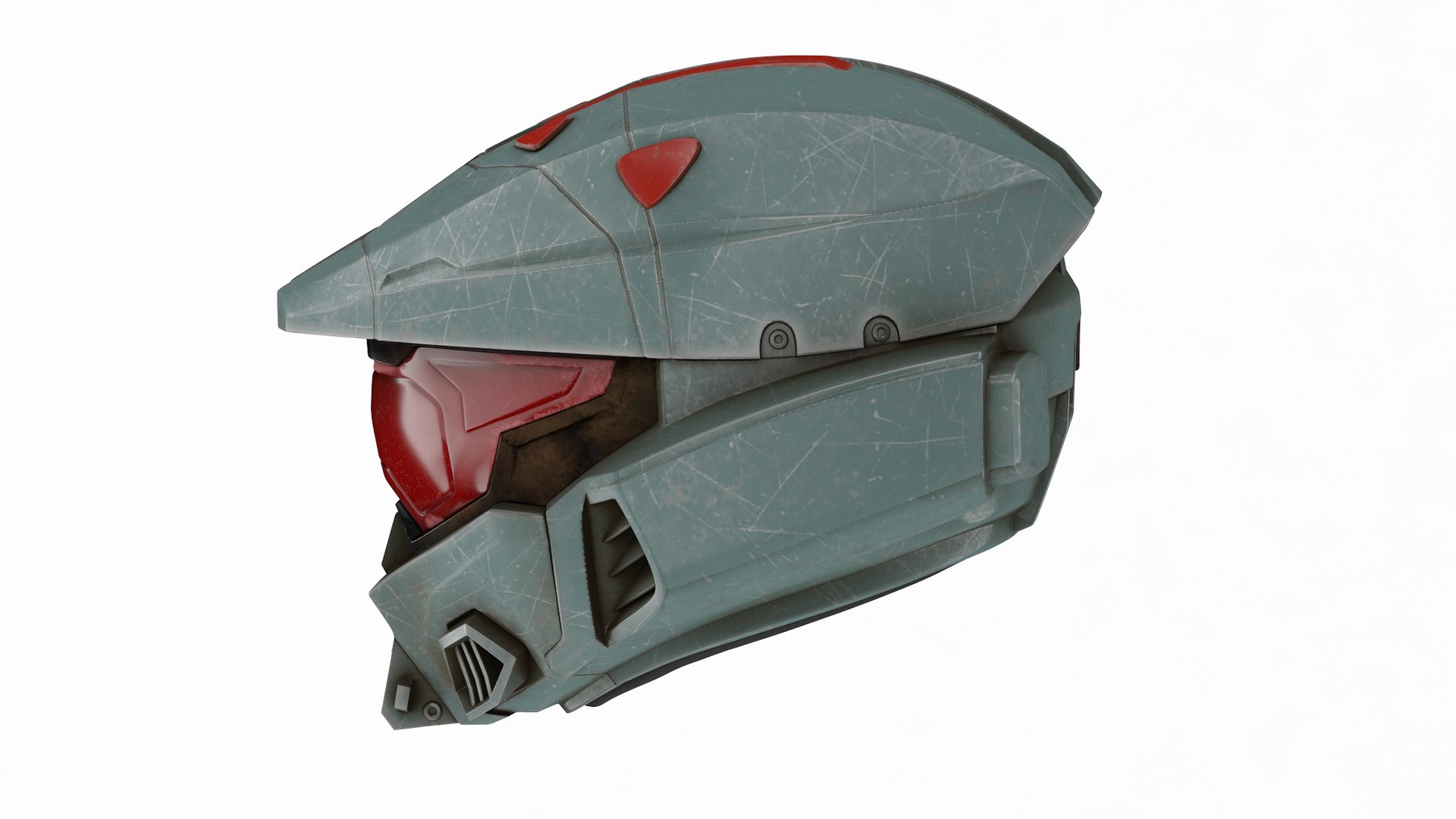 3D Halo SPARTAN Mark VII Gen 3 Helmet PBR Realistic Model - TurboSquid ...
