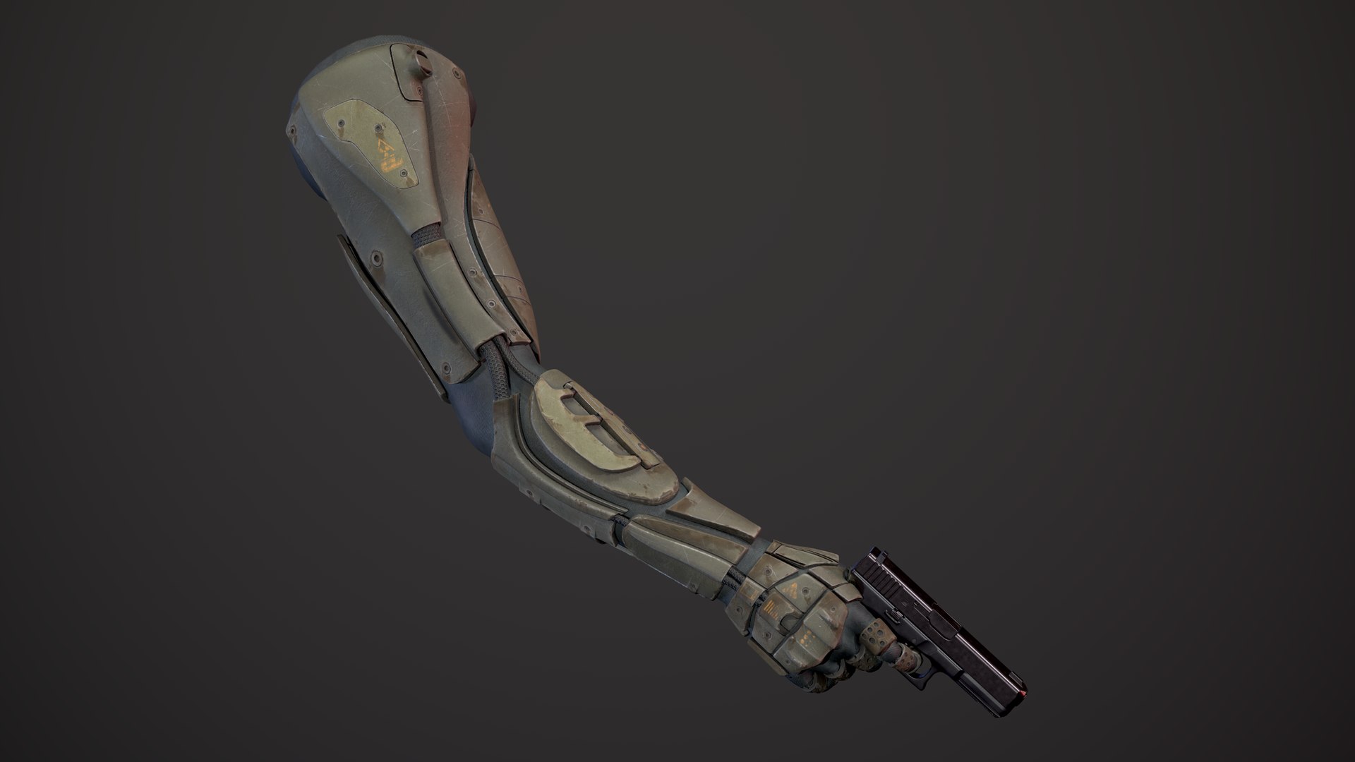 Tactical arm 3D model - TurboSquid 1893917