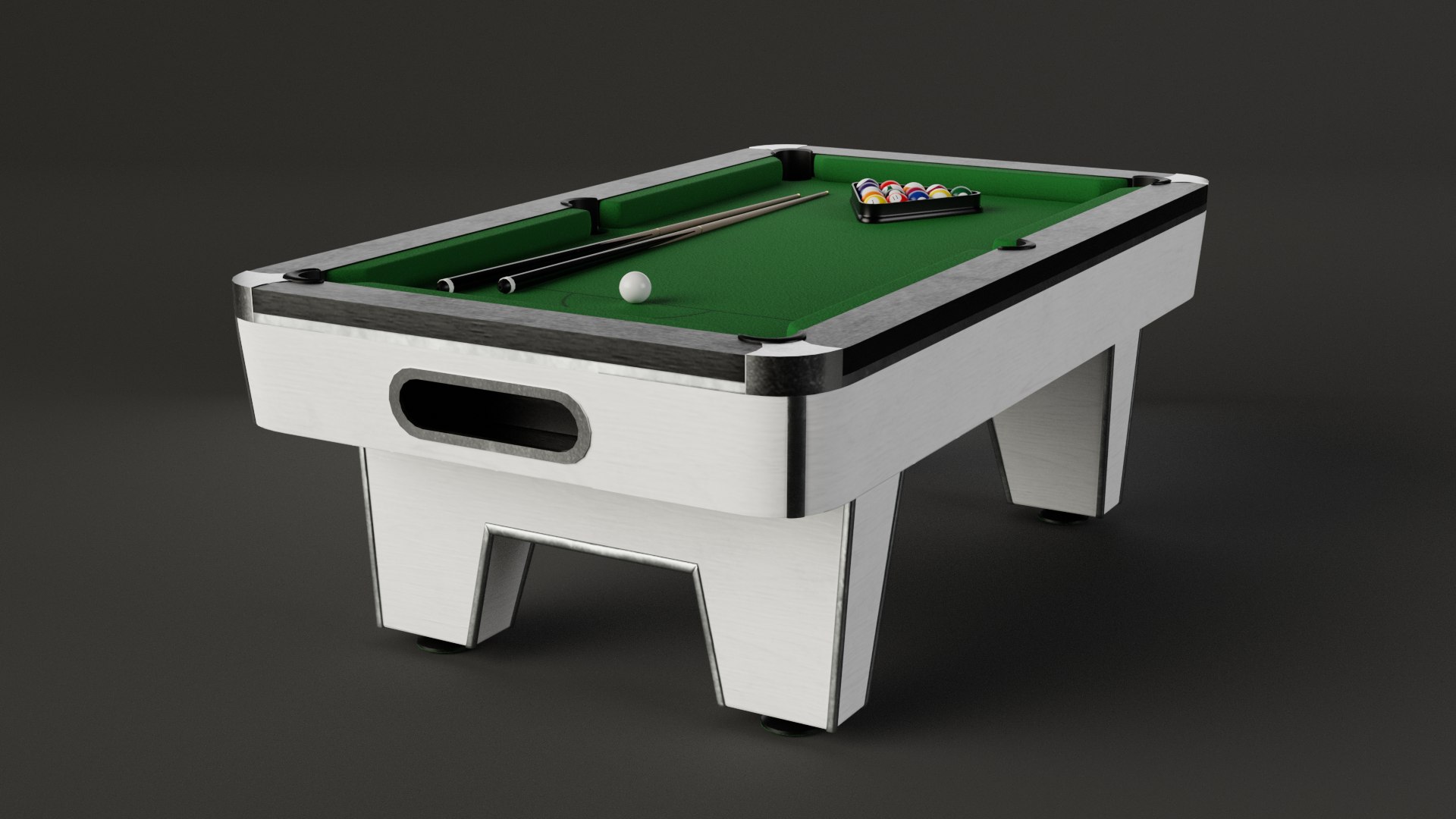 3D Modern Pool Table Model - TurboSquid 2148556