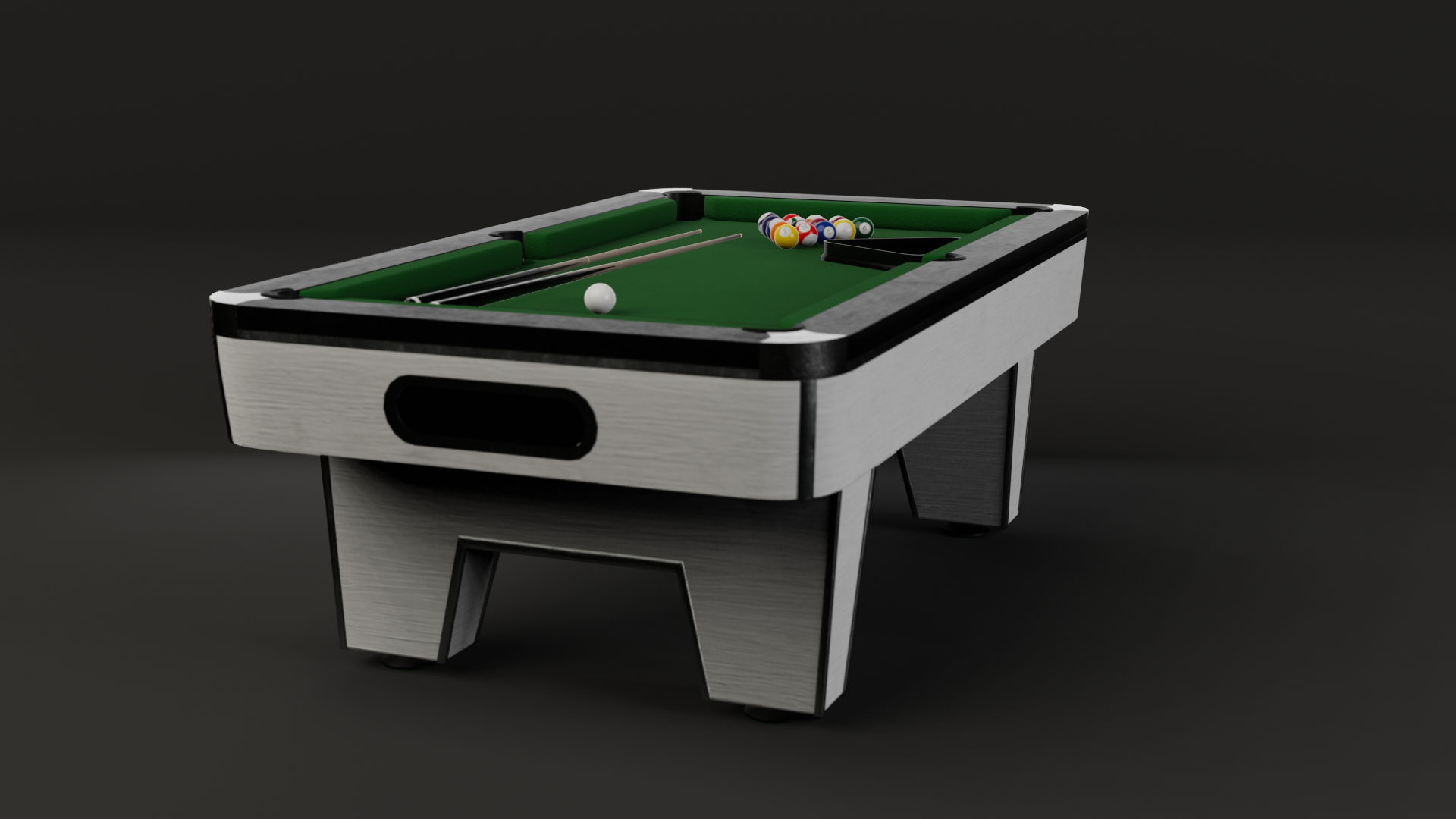 3D Modern Pool Table Model - TurboSquid 2148556