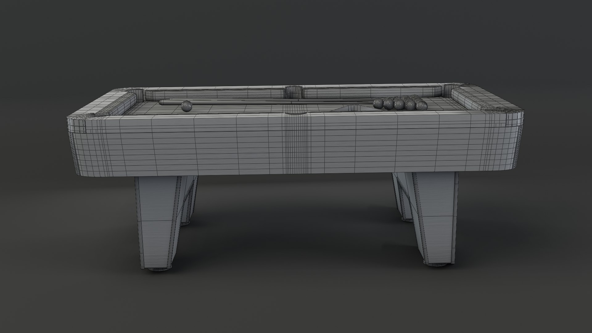 3D Modern Pool Table Model - TurboSquid 2148556