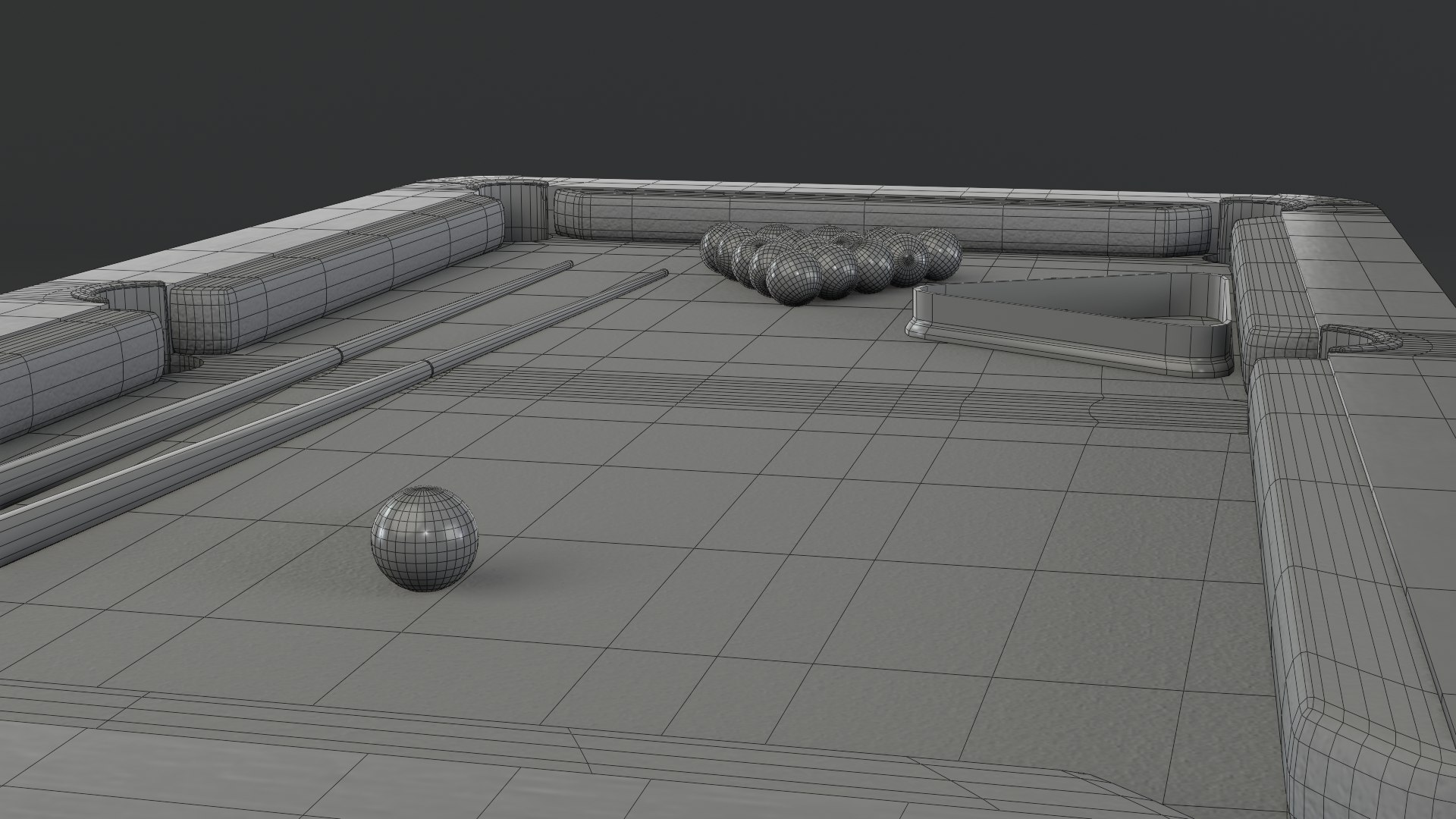 3D Modern Pool Table Model - TurboSquid 2148556