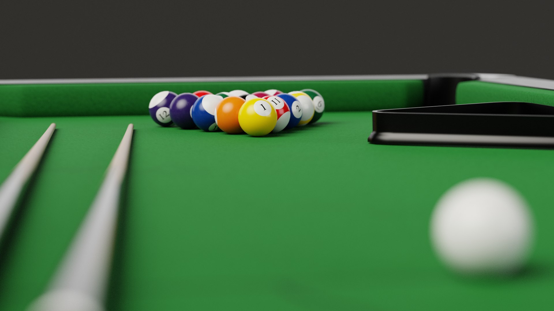 3D Modern Pool Table Model - TurboSquid 2148556