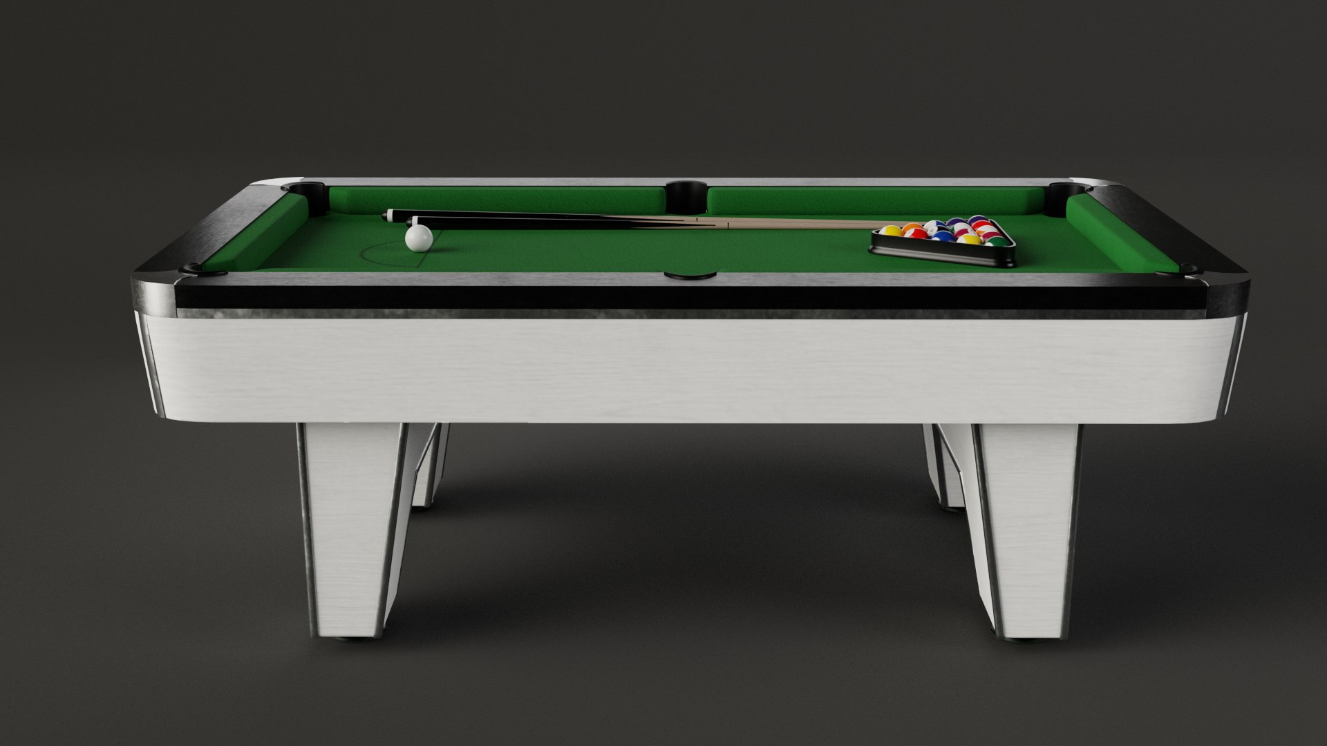 3D Modern Pool Table Model - TurboSquid 2148556