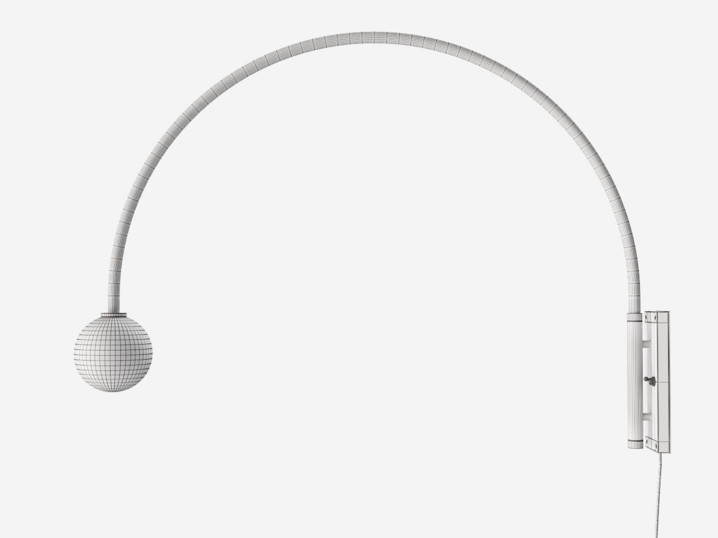 Contour wall lamp 3D model - TurboSquid 1152503