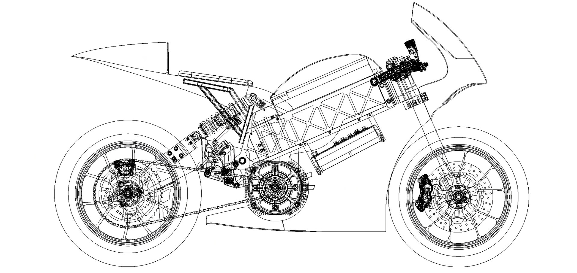 3D Electric Racing Motorcycle Model - TurboSquid 2002554