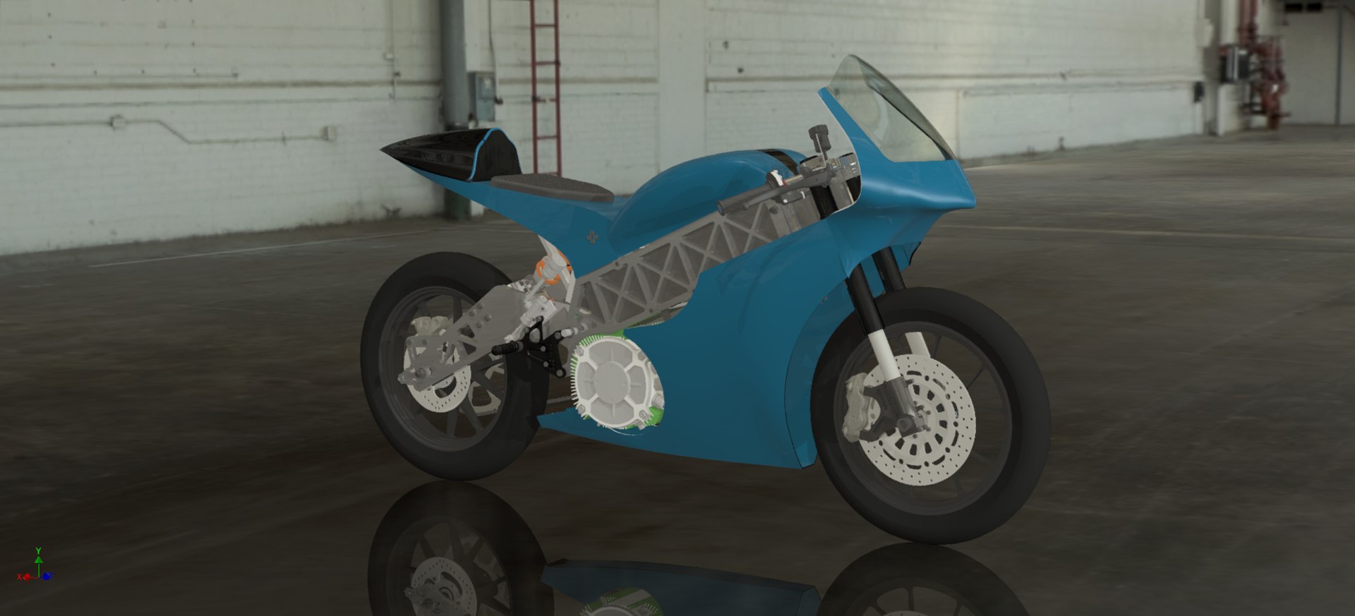 3D Electric Racing Motorcycle Model - TurboSquid 2002554