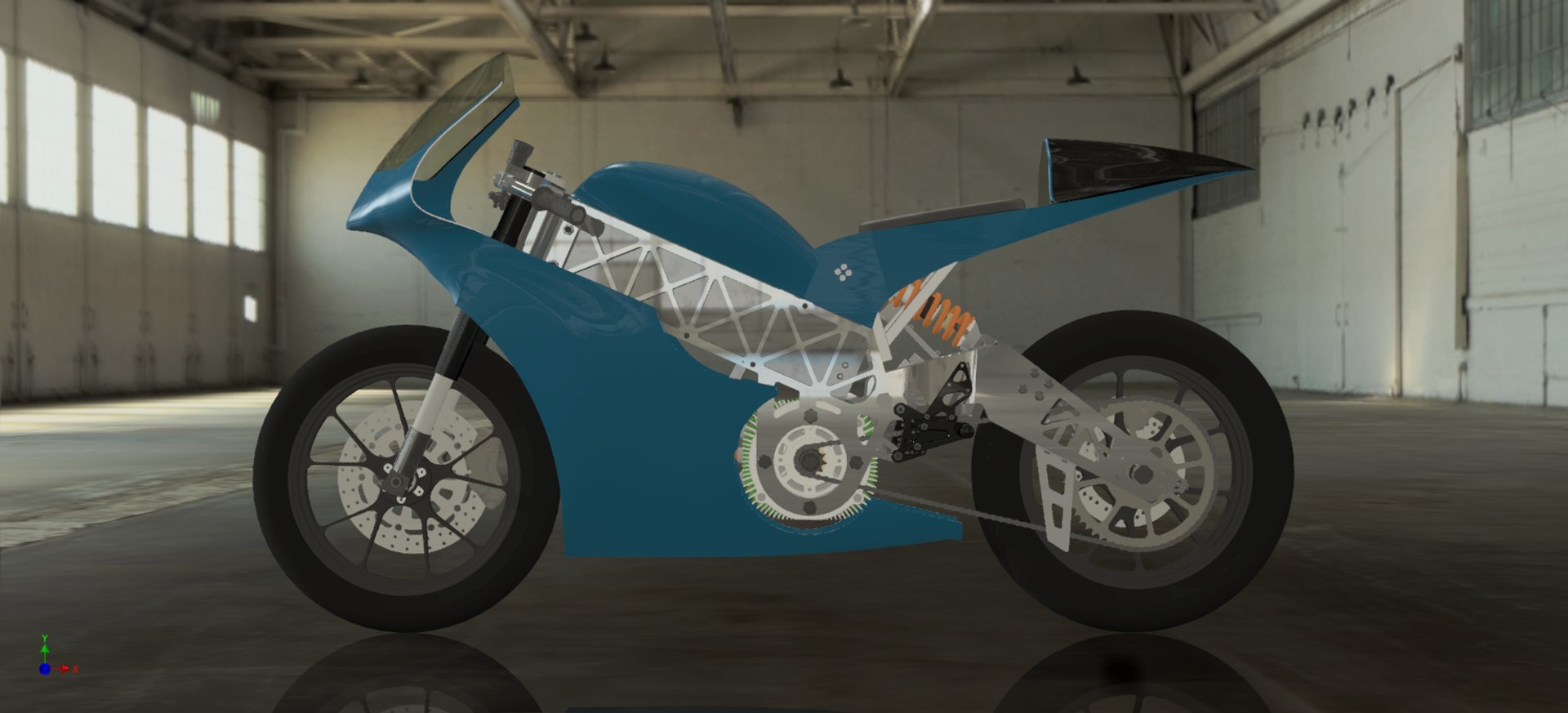 3D Electric Racing Motorcycle Model - TurboSquid 2002554