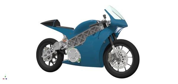 modelo 3d Electric Racing Motorcycle - TurboSquid 2002554