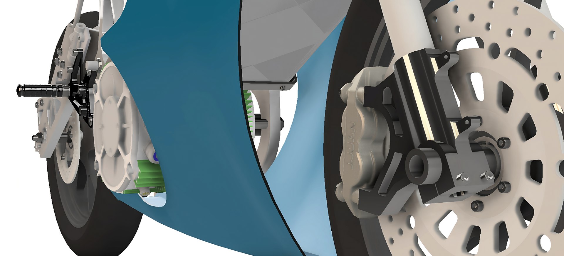 3D Electric Racing Motorcycle Model - TurboSquid 2002554