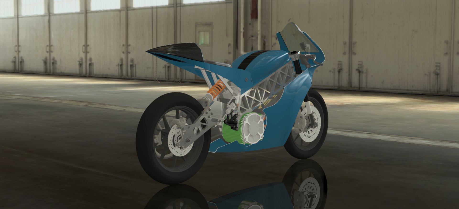 3D Electric Racing Motorcycle Model - TurboSquid 2002554